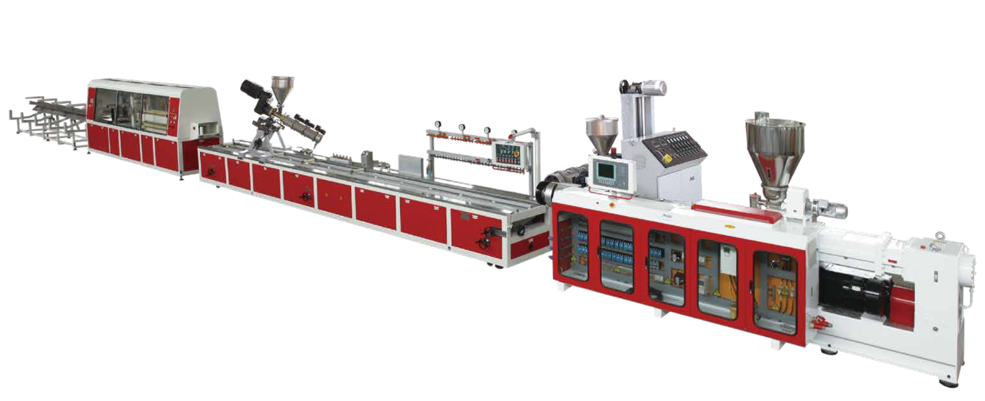 PVC window profile extrusion line - Jwell Machinery - Professional ...