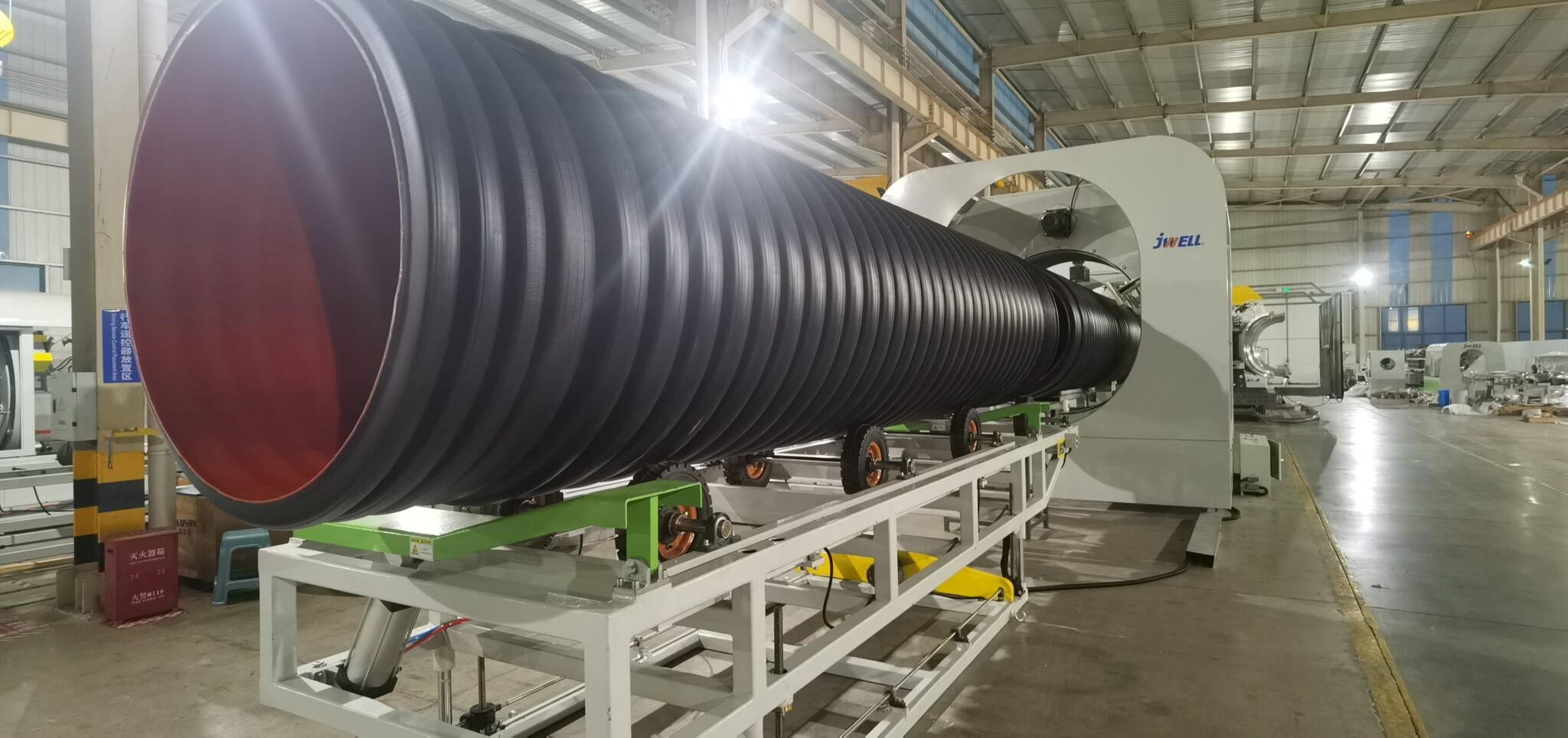 Horizontal Corrugated Pipe Extrusion Line - Jwell Machinery ...