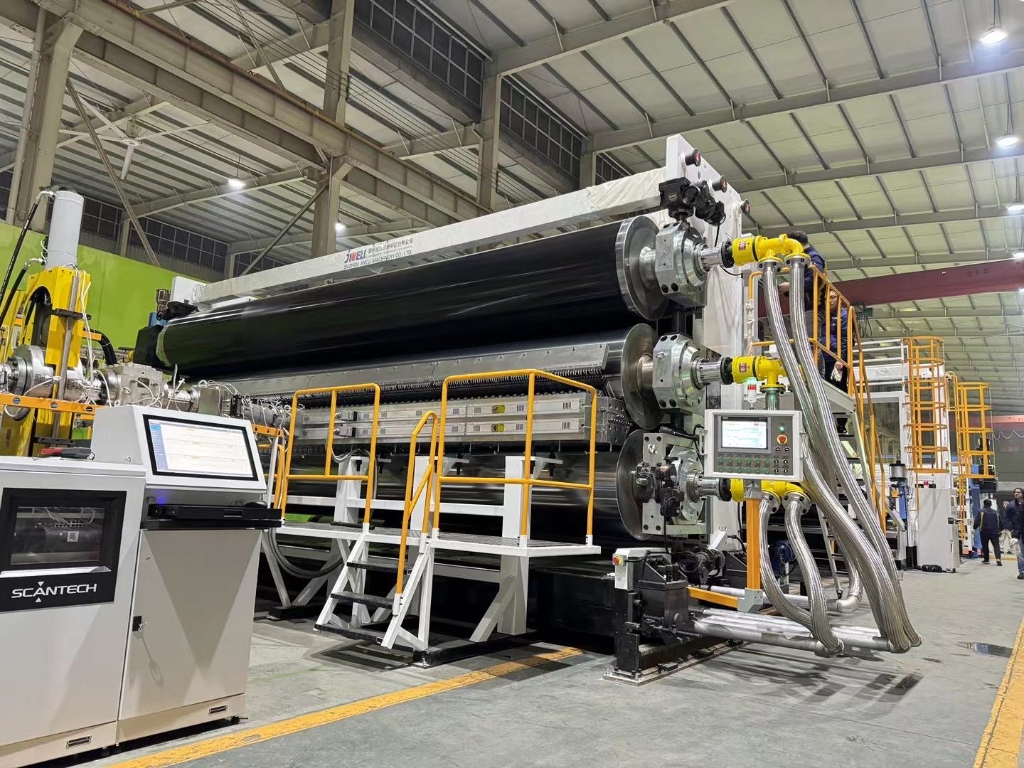 HDPE 7m waterproof membrane sheet line for Saudi customer - Jwell ...